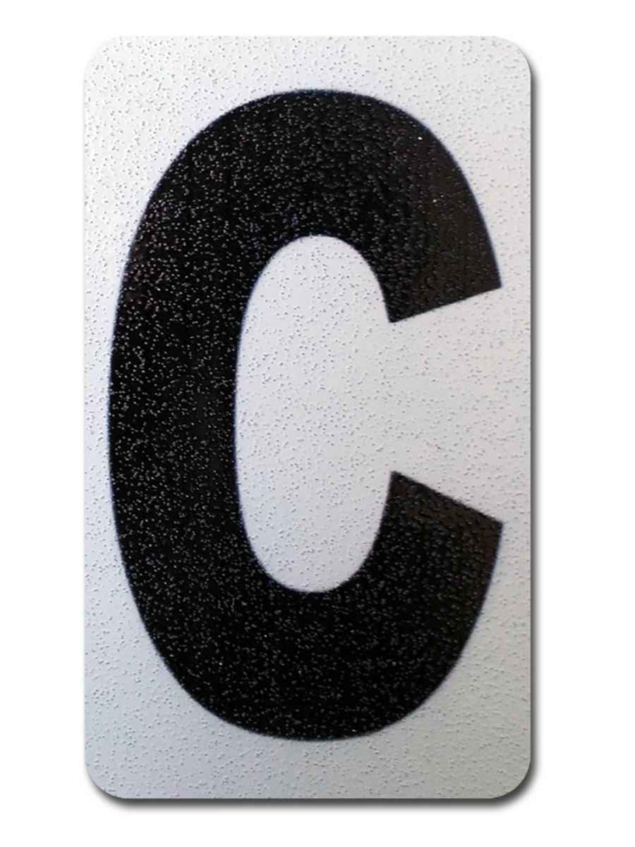 4" Individual Peel and Stick Letters – Curb-N-Sign